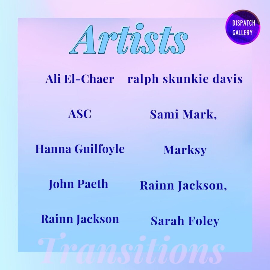 Transitions/Transgender and Nonbinary Artist talk and Exhibition/Visual ...