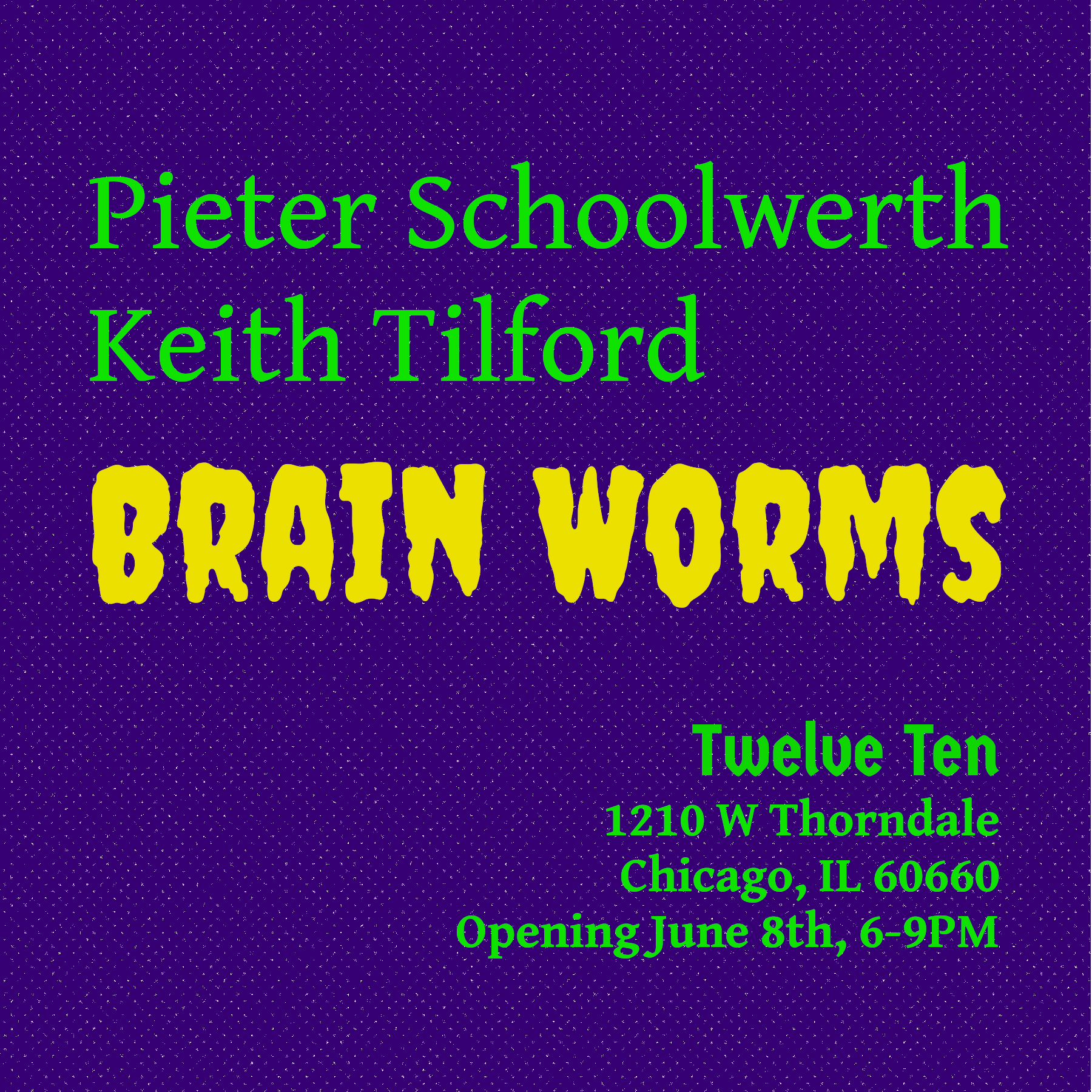 Pieter Schoolwerth and Keith Tilford: Brain Worms - The Visualist
