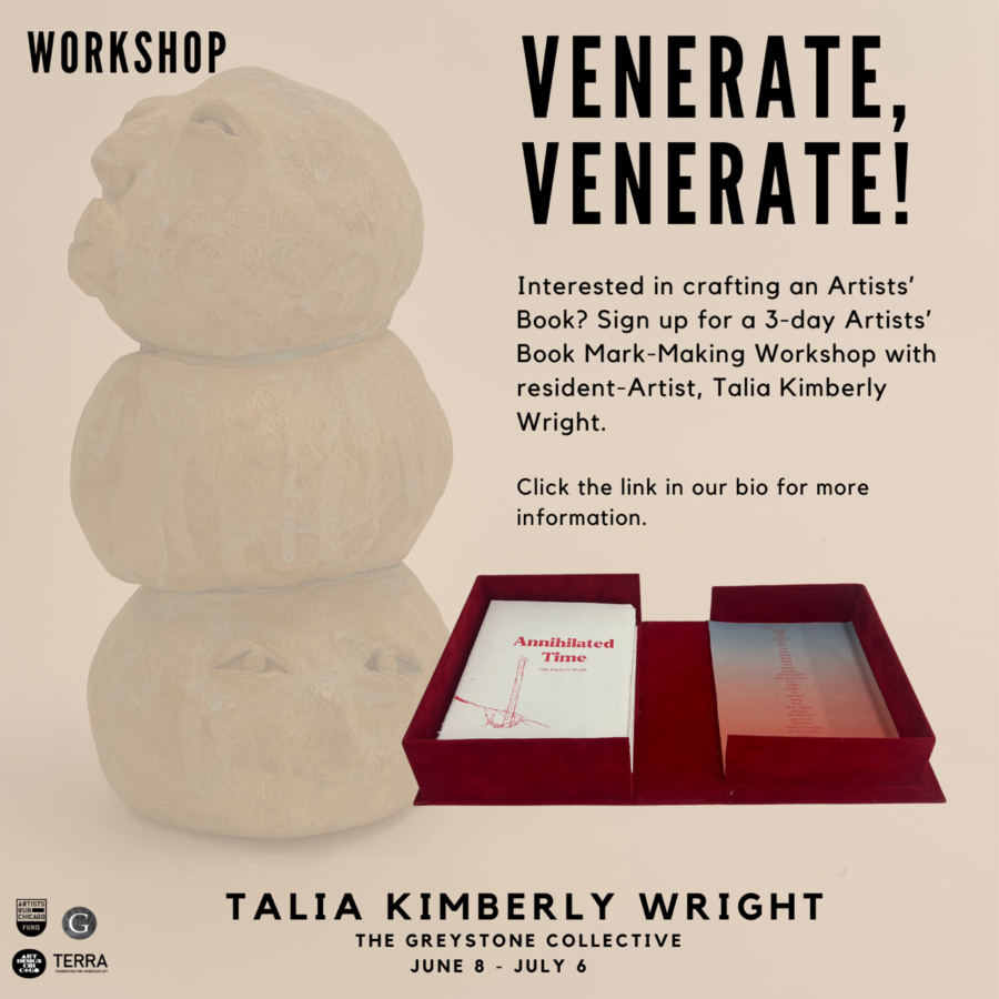 VENERATE, VENERATE! – Artists' Book Mark-Making WorkShop - The Visualist