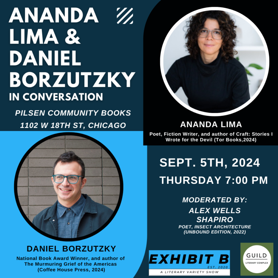 Ananda Lima & Daniel Borzutzky In Conversation - The Visualist